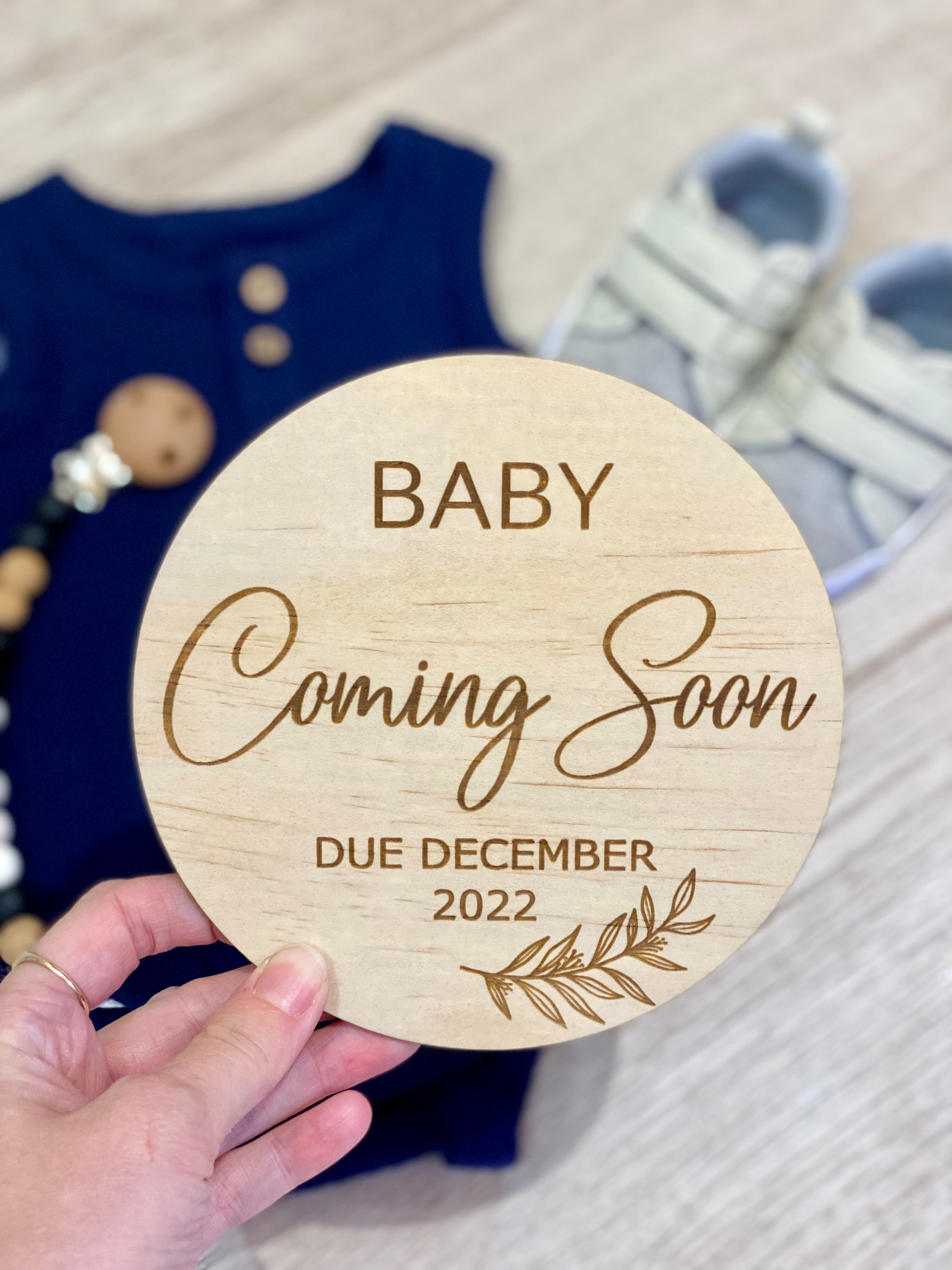 Baby Coming Soon Sign