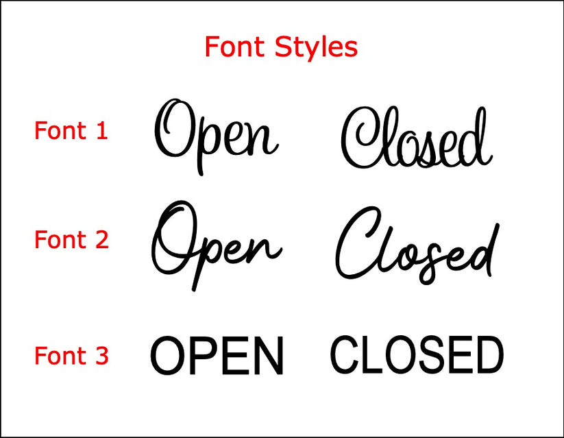 Open Closed Sign | Shop Sign | Double sided Acrylic Sign | Business Si ...